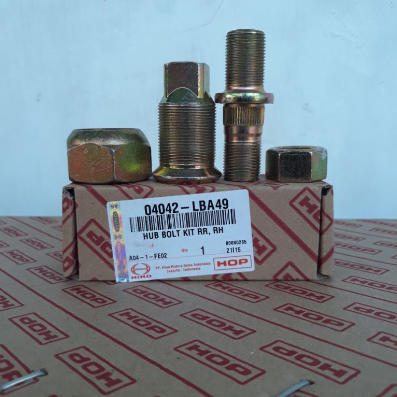 Jual Baut Roda Belakang Hino Dutro (Kanan) 110LD/HD, 130MD/HD HOP 04042 ...