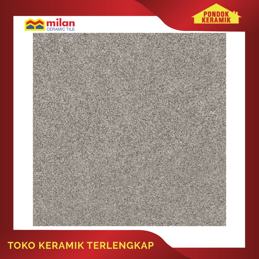 Jual KERAMIK LANTAI MILAN 40X40 SANDERS DARK GREY | Shopee Indonesia