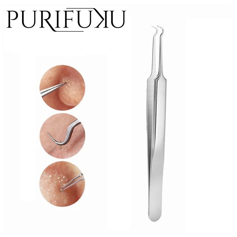 Jual PURIFUKU Pinset Jepit Komedo / Blackhead Tweezer / Penjepit Komedo ...