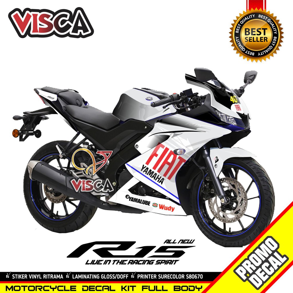 Jual (COD) Decal R15 V3 Full Body Keren Stiker R15 V3 Full Body Keren ...