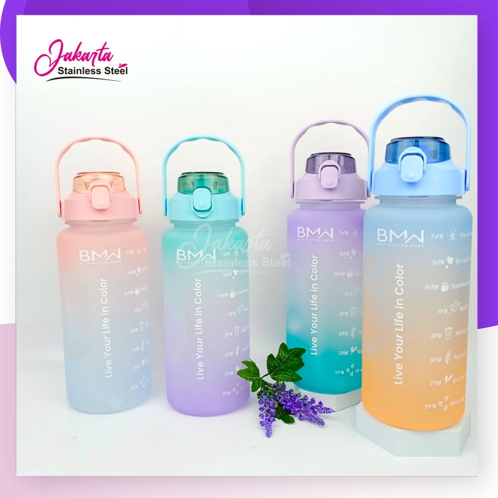 Jual JSS - Botol Viral 2L Air Minum Jumbo Botol Minum Olahraga Travel ...