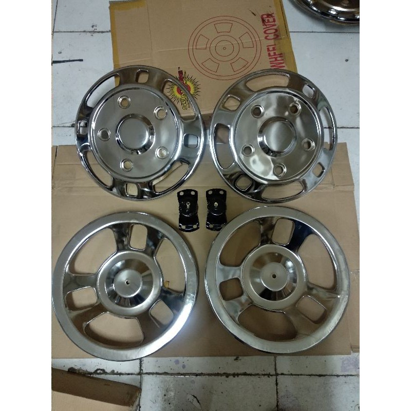 Jual Weldop dop roda Truck/Bus medium ring 16 kotak lubang baut 5 depan ...
