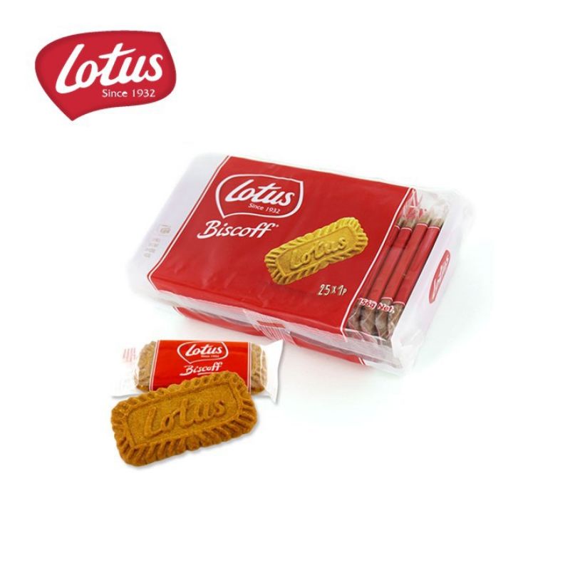Jual Lotus Biscoff Caramelized Biskuit Caramel 25 pcs 156gr | Shopee ...