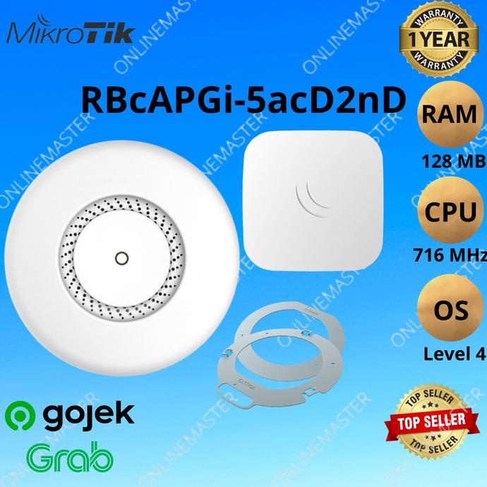 Jual Mikrotik Wireless Indoor RBcAPGi-5acD2nD (cAP ac) | Shopee Indonesia