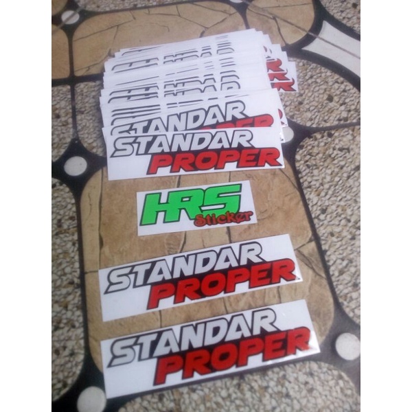 Jual sticker standar proper cutting | Shopee Indonesia