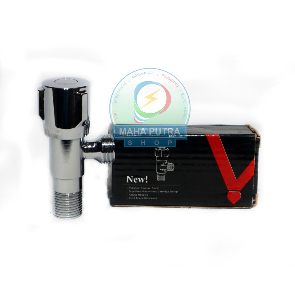 Jual STOP KRAN SHOWER BULAT SS. STOP KRAN CLOSET | Shopee Indonesia