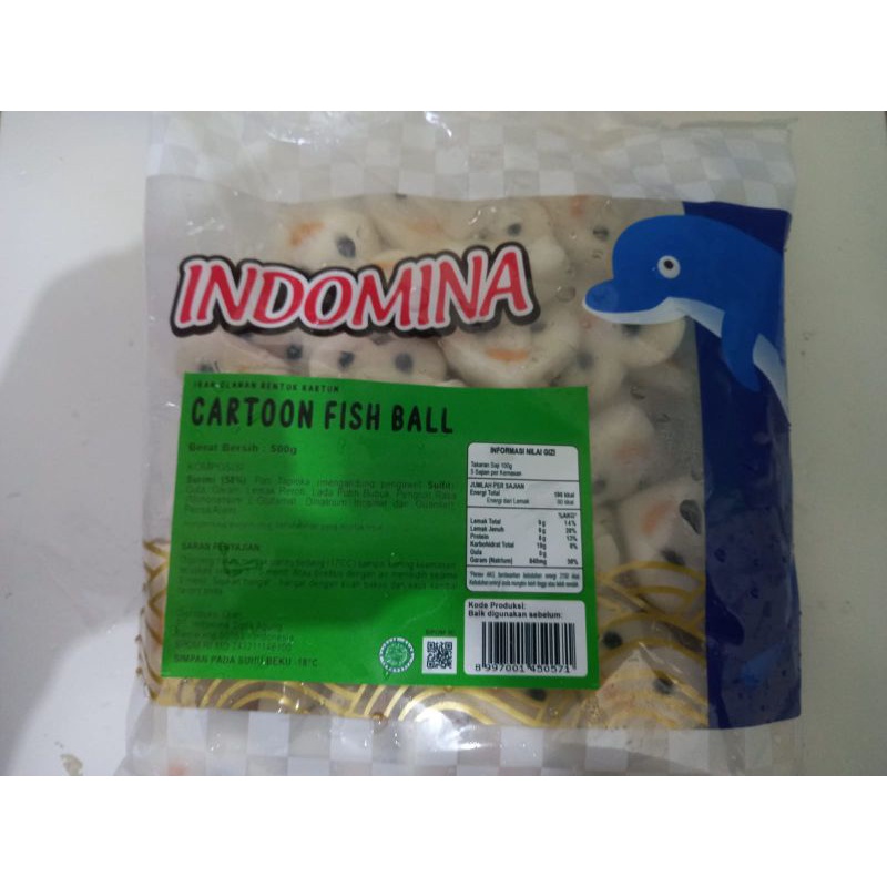 Jual Indomina Cartoon Fish Ball 500g Indomina Seafood Distributor ...