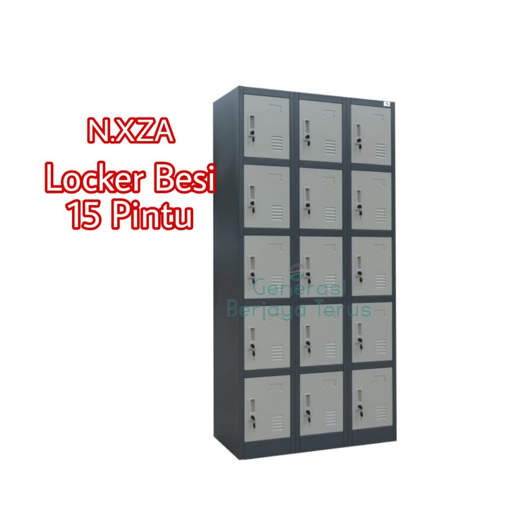 Jual Locker Besi 15 Pintu/Locker 15P / Locker Besi / Locker 15 Pintu ...