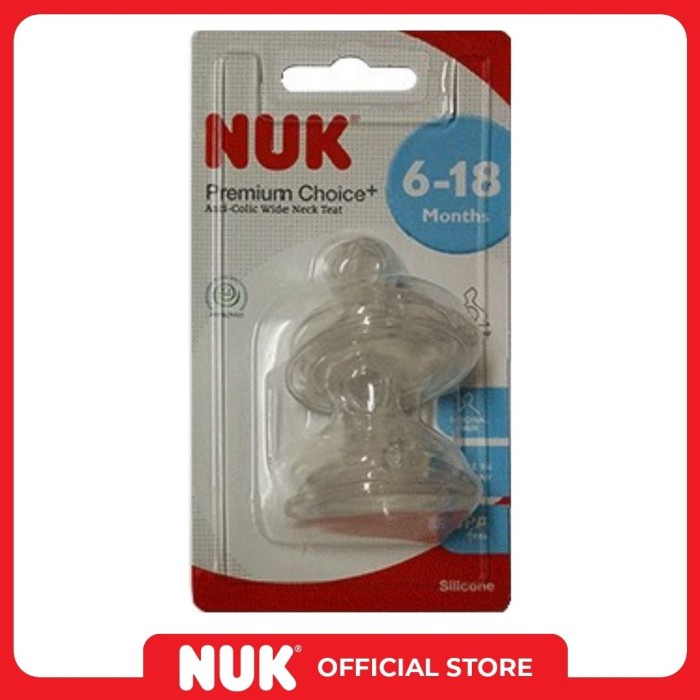 Jual dotsusubotol- nuk premium silicone teat - size 2l -botol-susu-dot ...