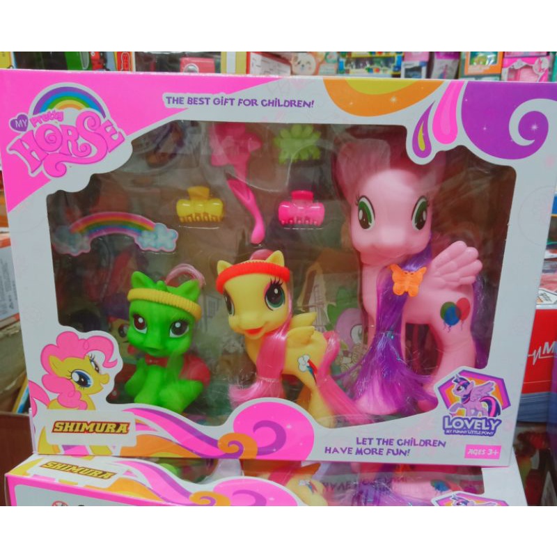 Jual Boneka kuda Poni Karet Little Poni Mini | Shopee Indonesia