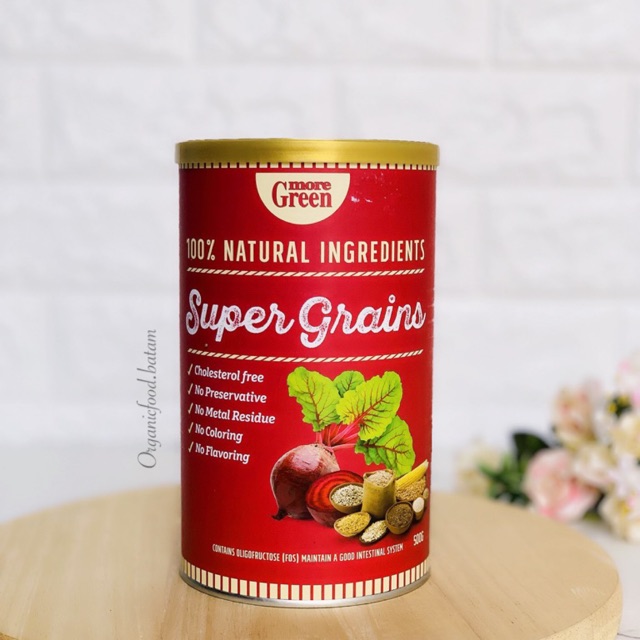 Jual More Green Super Grains Powder 500g | Shopee Indonesia