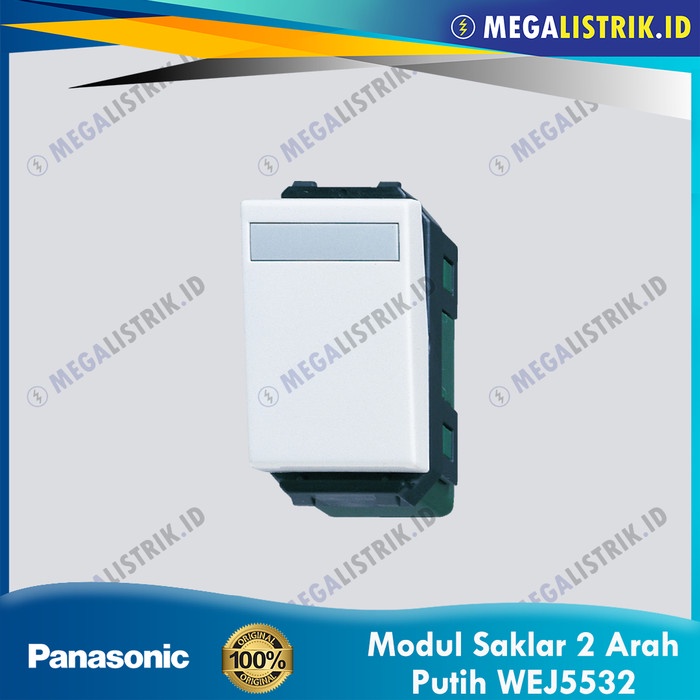 Jual Panasonic Modul Saklar Hotel / Tukar 2 Arah Wide Series Putih ...