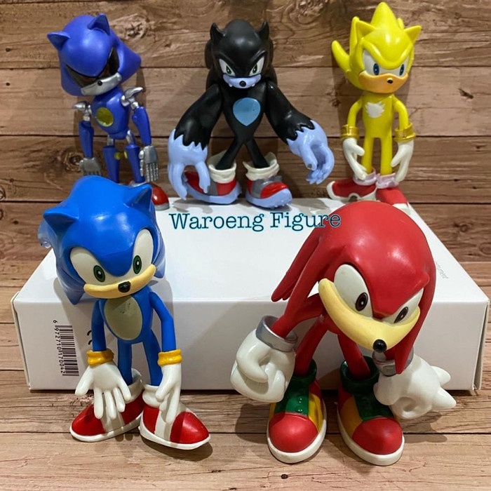Jual ⭐⭐⭐⭐⭐TRENDING MAINAN Figure Sonic The Hedgehog Set isi 5 Ukuran ...