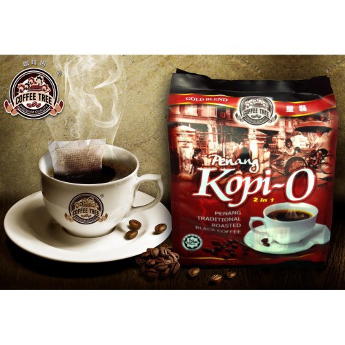 Jual Coffee Tree Penang Kopi O 2 in 1 Roasted Black Coffee | Shopee ...
