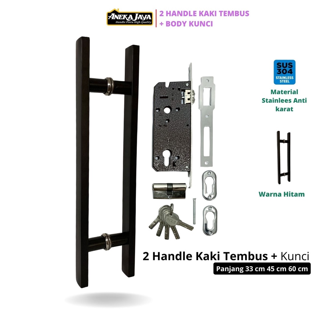 Jual Handle Gagang Set Kunci Panjang 60 cm 45 33 Model Kaki Tembus ...