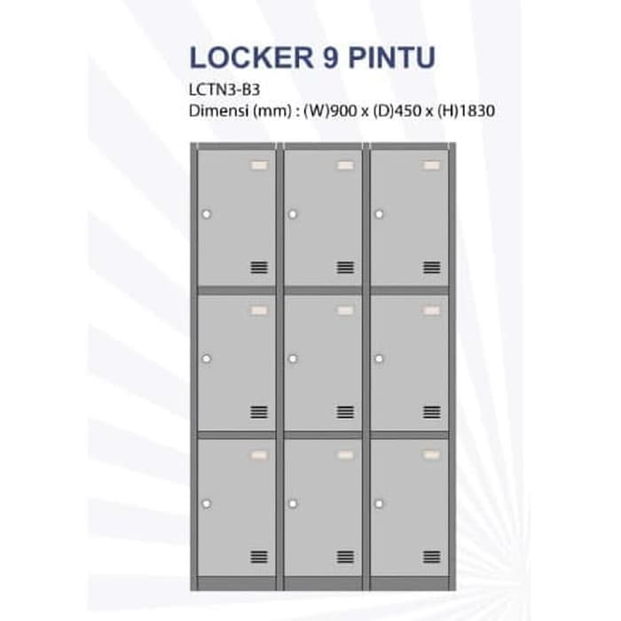 Jual locker besi 9 pintu Lemari Locker Arsip | Shopee Indonesia