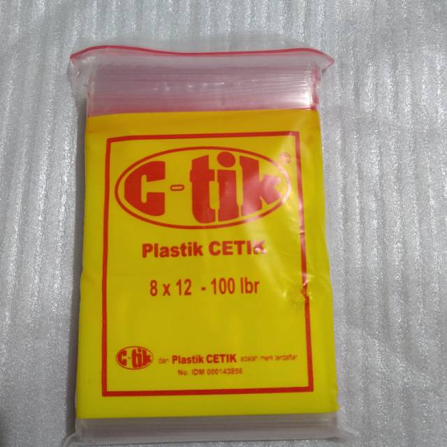 Jual Plastik cetik / plastik klip / zip lock uk 8x12 | Shopee Indonesia