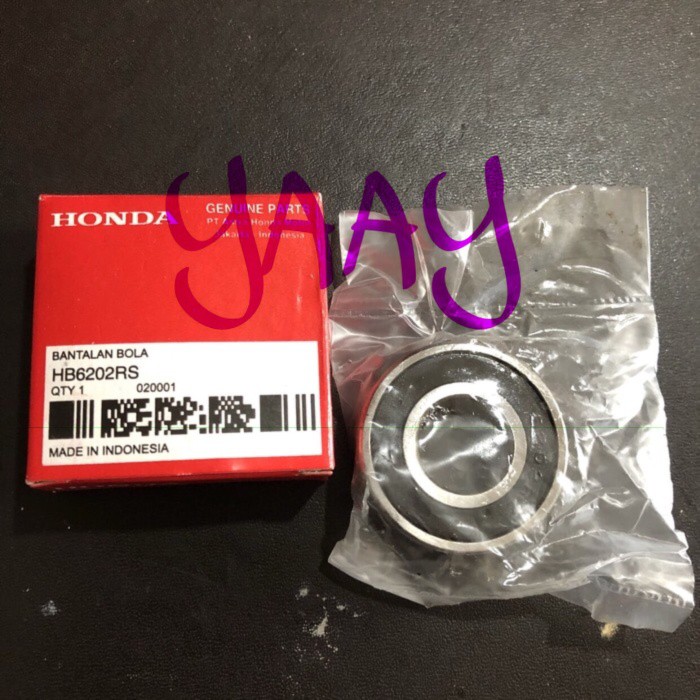 Jual 6202 HONDA KOTAK BEARING LAHAR LAHER RS 6202RS BANTALAN MOTOR RODA ...