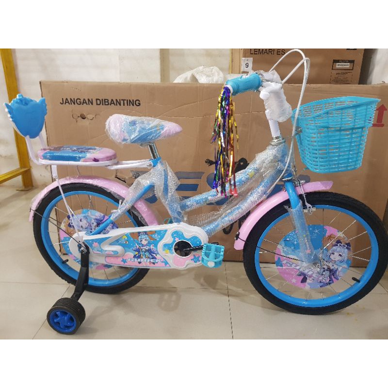 Jual Sepeda Anak Sepeda Mini 18 inch RUBICK ( Warna Biru ~ Pink ...
