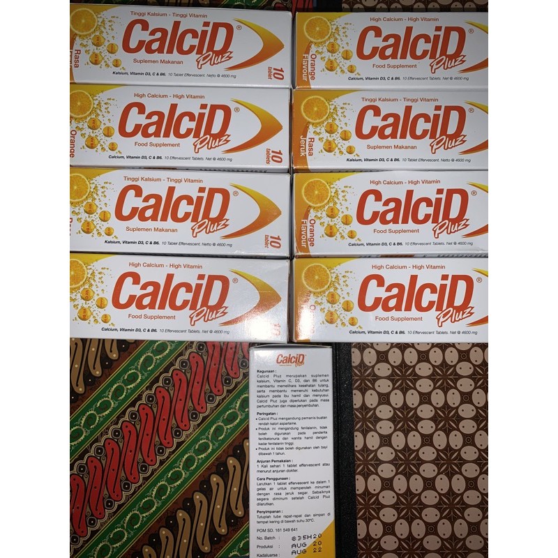 Jual Calcid Plus - Vitamin C Tablet (Tube 10 Tablet) | Shopee Indonesia