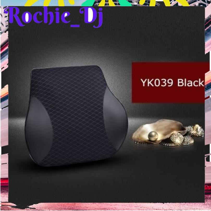 Jual BANTAL PUNGGUNG MOBIL ERGONOMIS 3D MEMORY FOAM LUMBAR SUPPORT CUSHION - M3D - BLACK ...