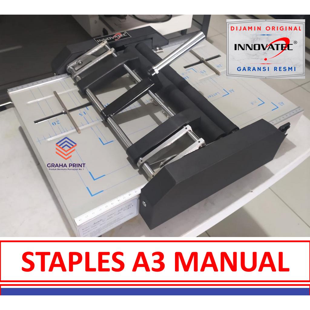 Jual Mesin Staples Lipat A3 INNOVATEC Alat Jilid Tengah Staples Buku ...
