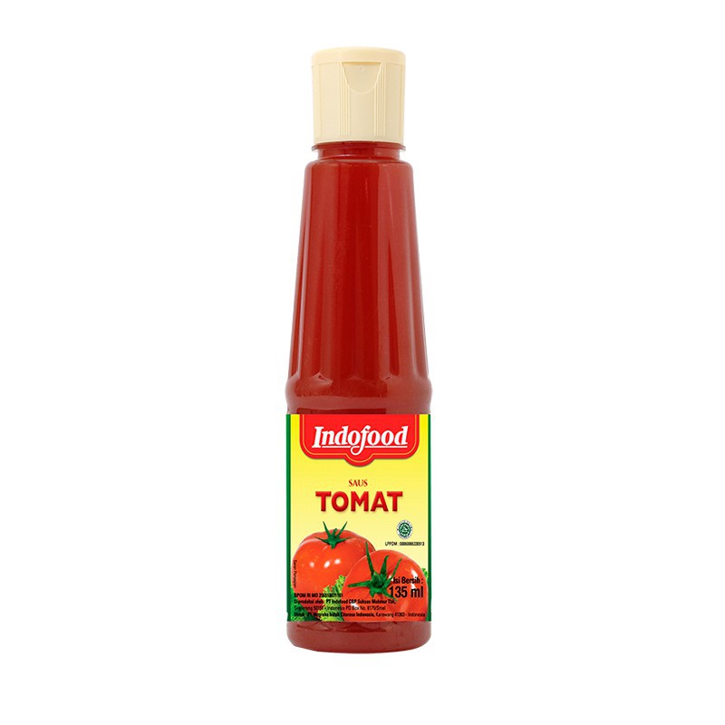 Jual Saus Tomat Indofood 135 mL | Indofood | Kemasan Botol | Kaya Rasa ...