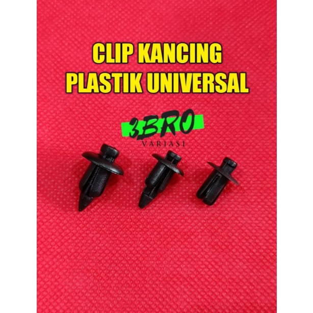 Jual KLIP KANCING PLASTIK 5MM DAN 6MM | Shopee Indonesia