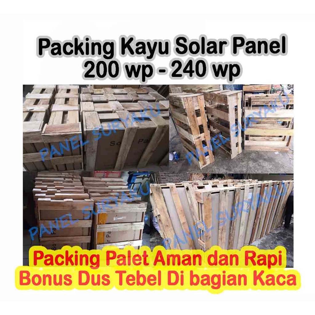 Jual Packing Kayu Solar Panel 200wp - 240wp | Shopee Indonesia
