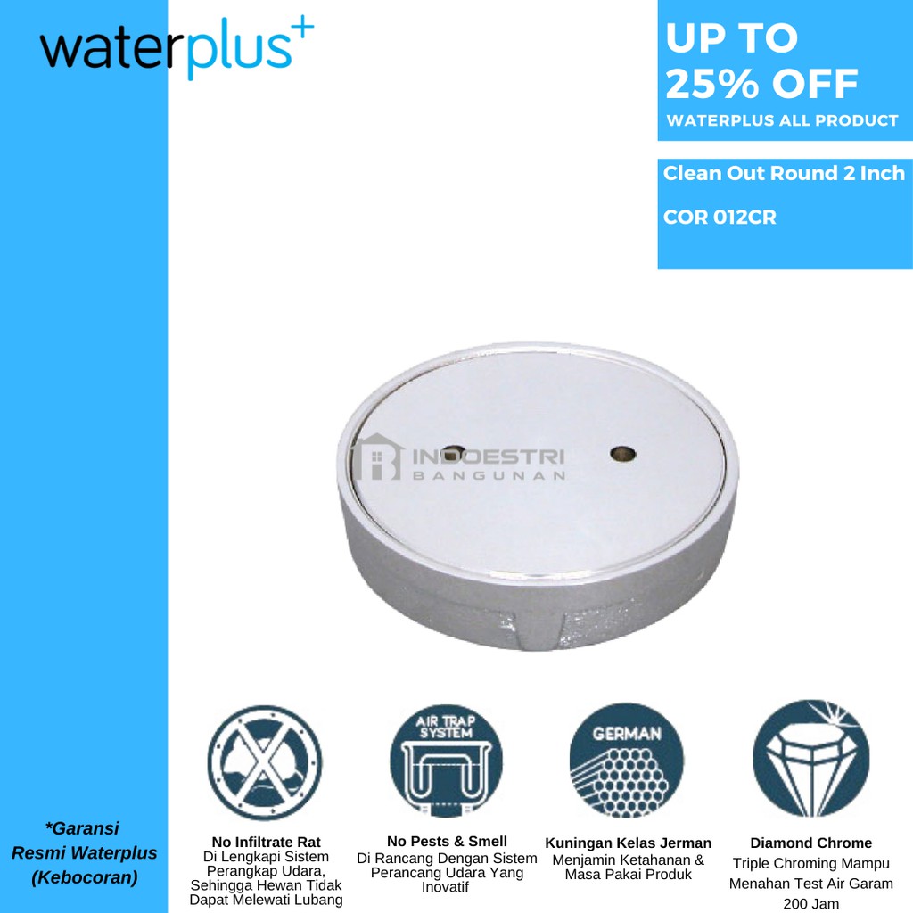 Jual Clean Out 2 inch Waterplus / Waterplus COR 012CR (Kuningan ...