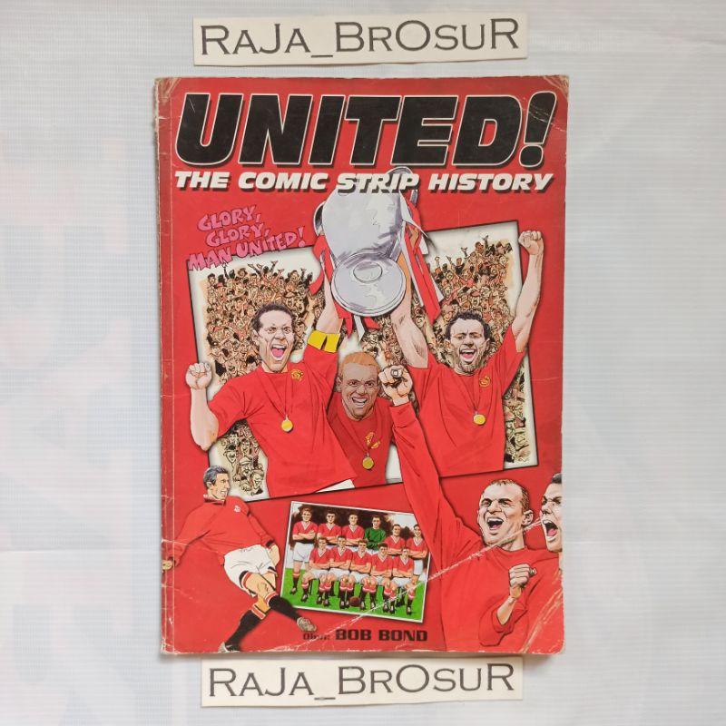Jual Komik United Manchester United the comic strip history full warna ...