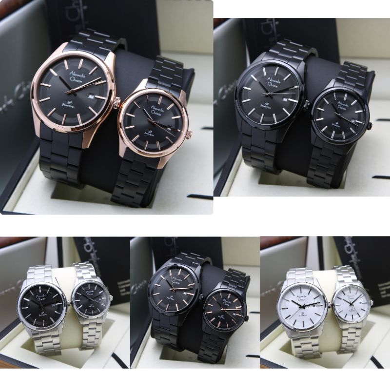Jual JAM TANGAN COUPLE ALEXANDRE CHRISTIE AC1027 / AC 1027 / AC 1029 / AC1029 / AC1028 / AC 1028 ...