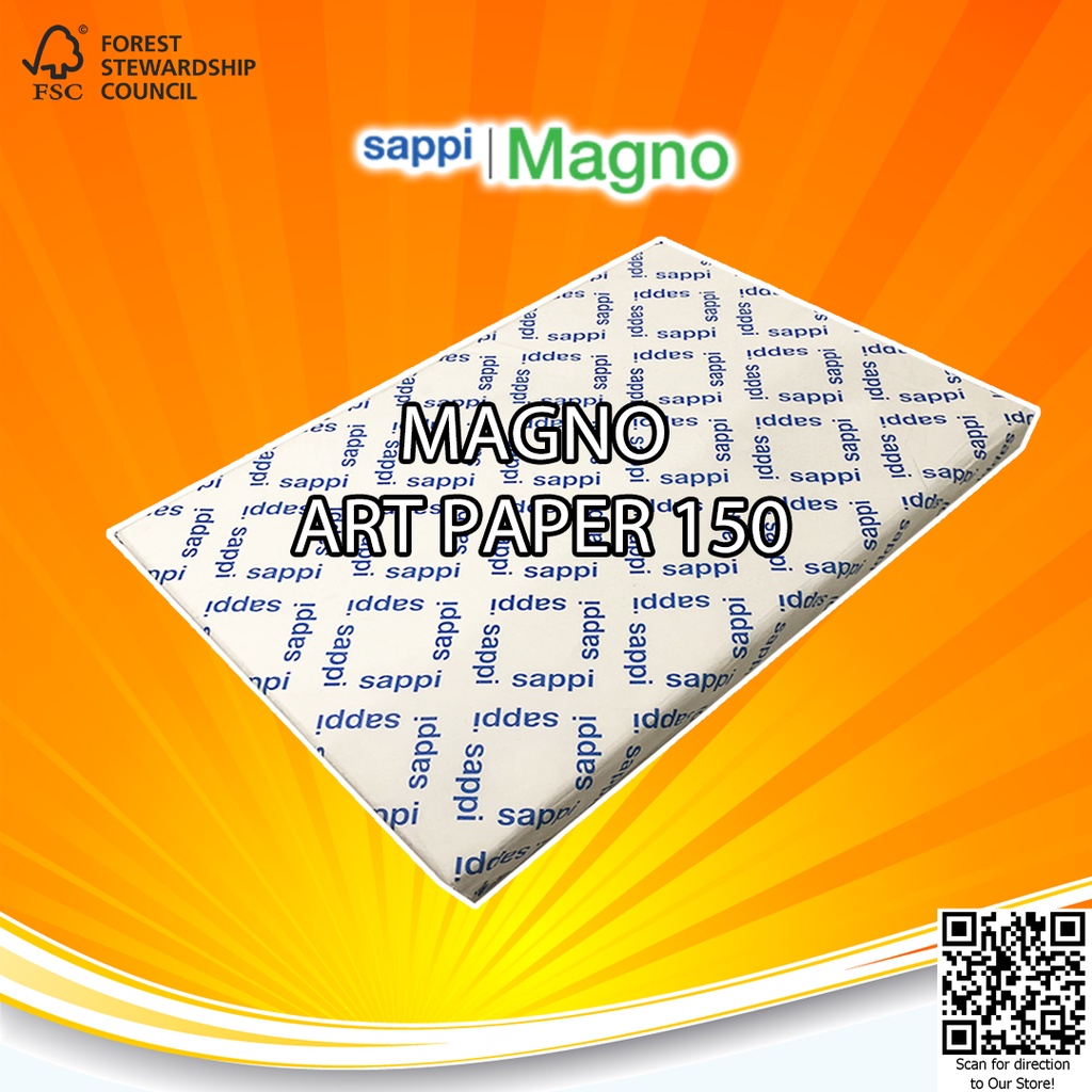 Jual Magno Gloss Kertas Art Paper Carton CTS 150 Gsm Golden Coin Luxe ...