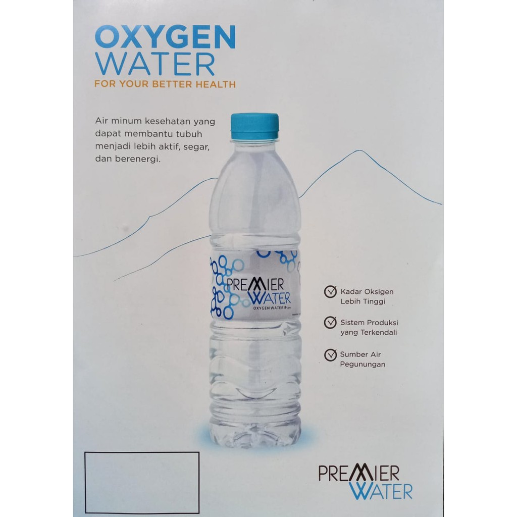 Jual Premier Water Oxygen Water Air Mineral Beroksigen 600ml | Shopee ...