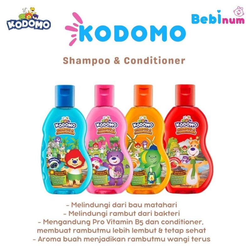 Jual Kodomo Shampoo & Conditioner ,45ML / 100ML | Shopee Indonesia