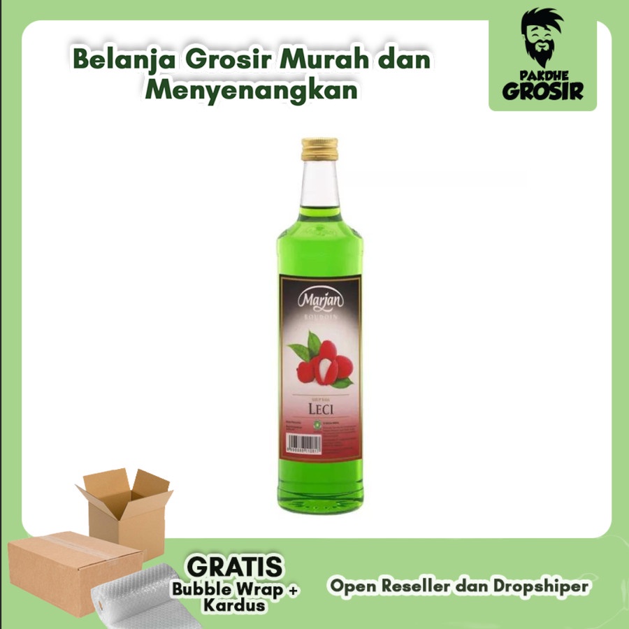 Jual Sirup Marjan Boudoin 460 ml Rasa LECI | Shopee Indonesia