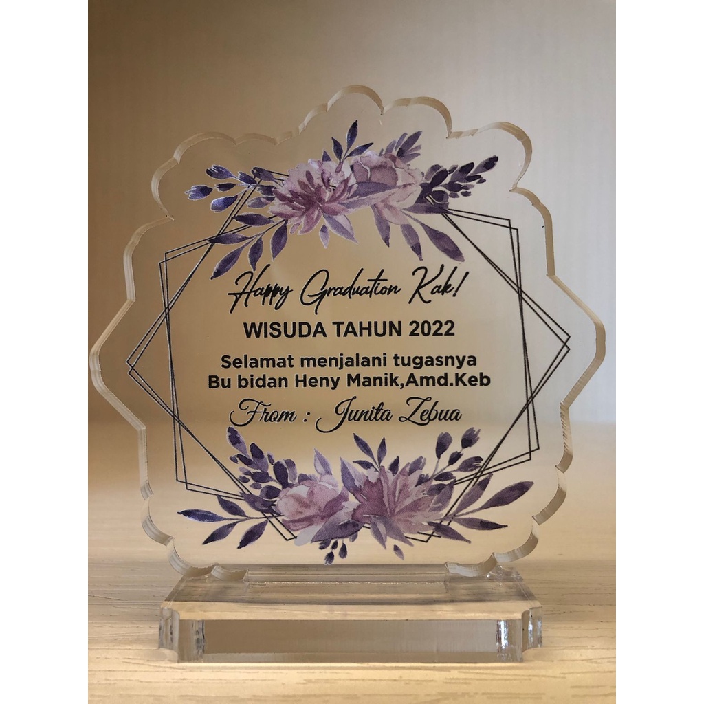 Jual Plakat Akrilik Wisuda/Kado Spesial Wisuda | Shopee Indonesia