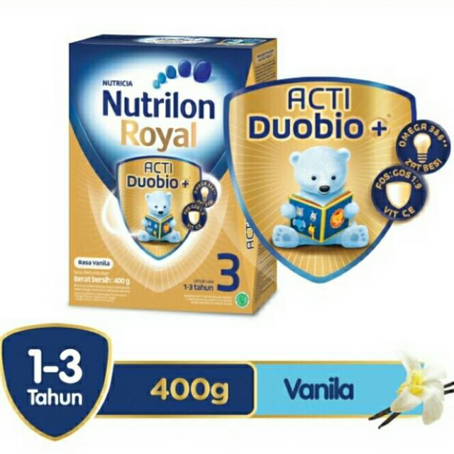 Jual Royal 3 Acti Duobio Rasa Vanilla 400 gr | Shopee Indonesia