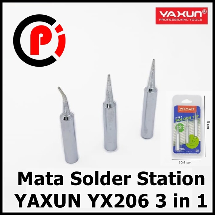 Jual Original YAXUN Mata Solder Tip Station 3 Model 3 in 1 YX206 | Shopee Indonesia