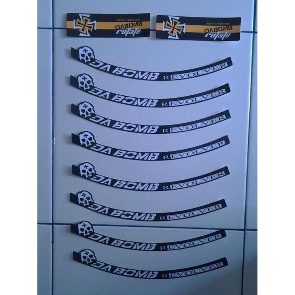 Jual Sticker Rim Da Bomb Revolver AM/DH (26") | Shopee Indonesia