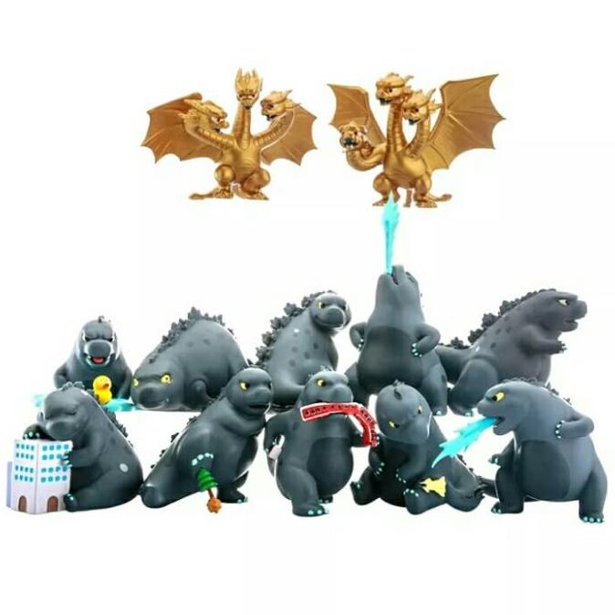 Jual Monster Kaiju Godzilla King Ghidorah Mini Series Chibi Figure ...