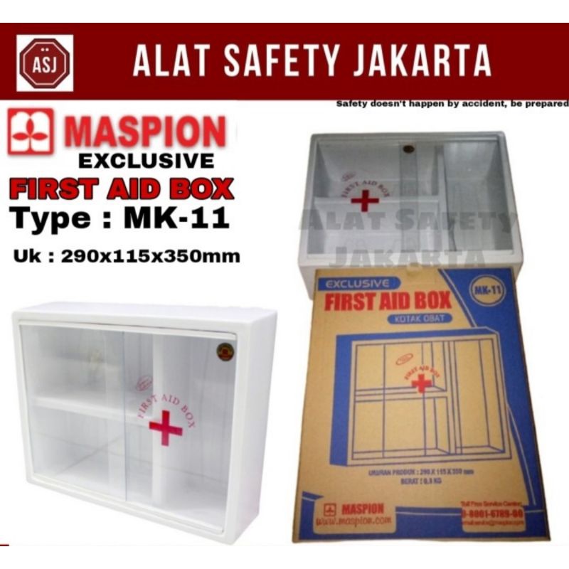 Jual Kotak P3K/ First Aid Box (KOTAKNYA AJA) uk 290 x 115 x 350mm ...