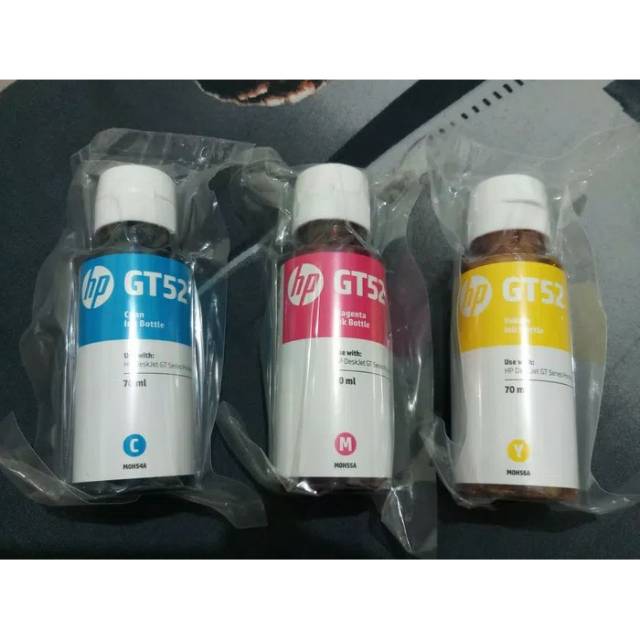 Jual TINTA HP GT 52 Colour (LOSEPACK) Original | Shopee Indonesia