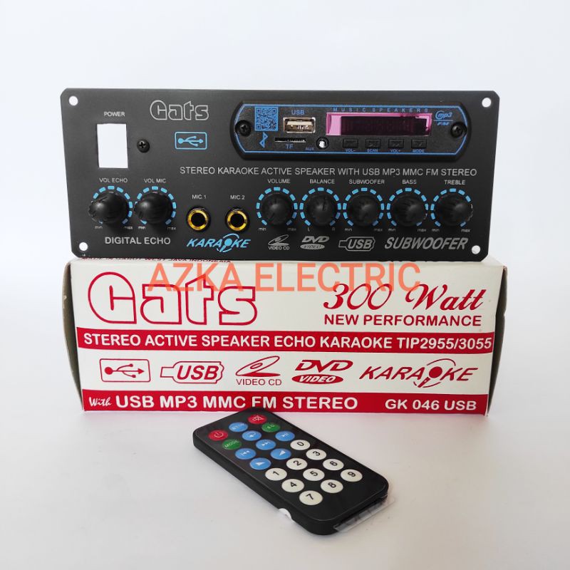 Jual Kit Power Amplifier Speaker Aktif Stereo Plus MP3 Bluetooth 300 ...
