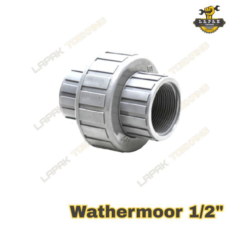 Jual Sok Union Watermoor Watermur 1/2 Inchi PVC | Sambungan Pipa Wather ...