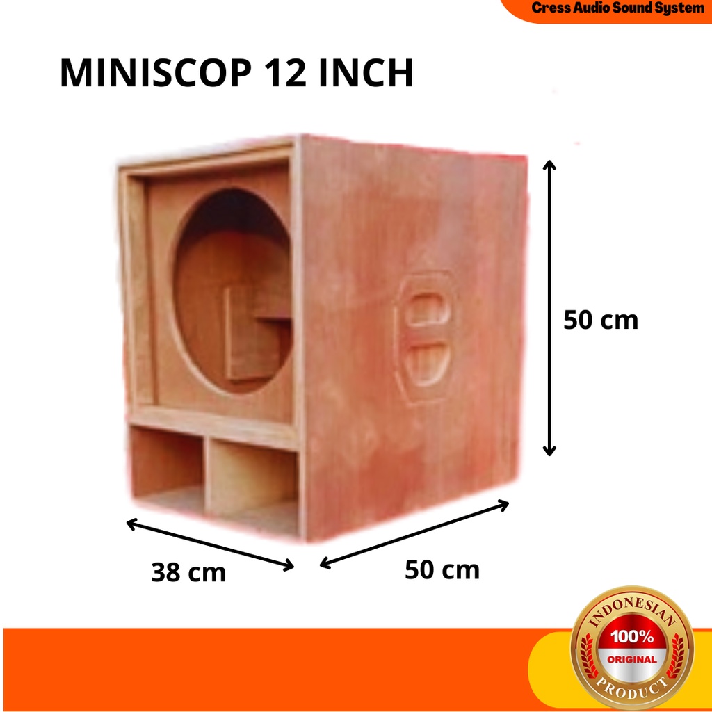 Jual Box Sound System Speaker Subwofer Miniscop 12 Inch Papan Triplek ...