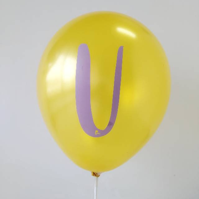 Jual Balon Huruf U, Gold Metallic, ukuran 28 cm | Shopee Indonesia