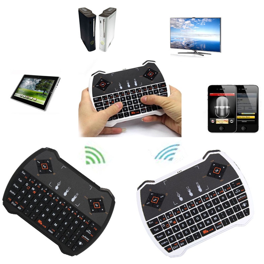 Jual Wireless Mouse Keyboard 2,4Ghz (Desain Gamepad/Joystick+L/R Game ...