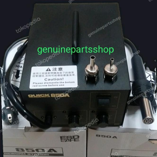 Jual Quick 850A Smd Rework Station Blower Solder Uap Esd Safe | Shopee ...