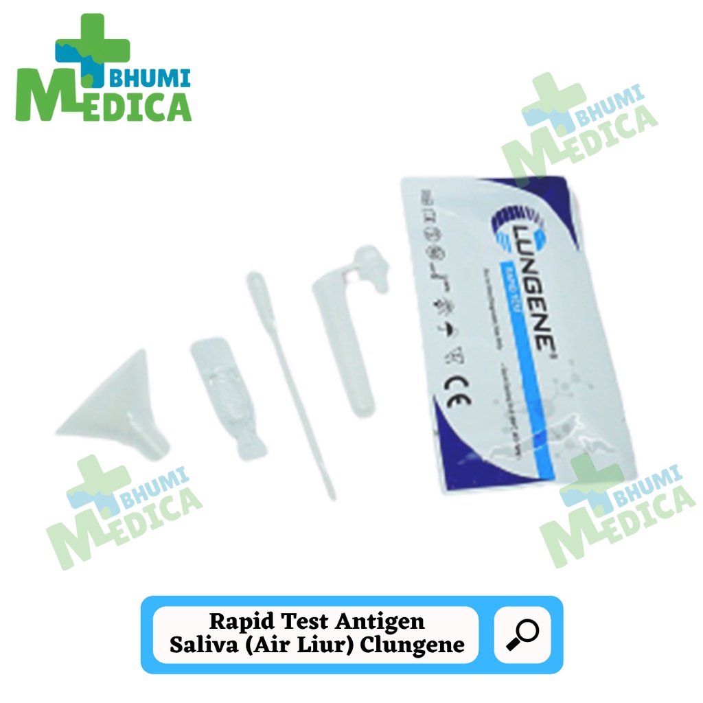 Jual Eceran / Satuan Saliva Antigen Rapid Test Kit Air Liur Clungene ...
